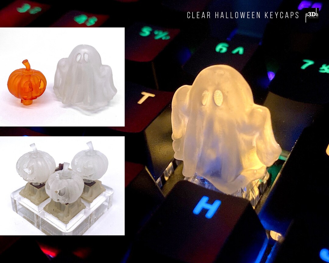 Spooky Boo Keycap Boo Season Halloween Holiday Clear - Etsy