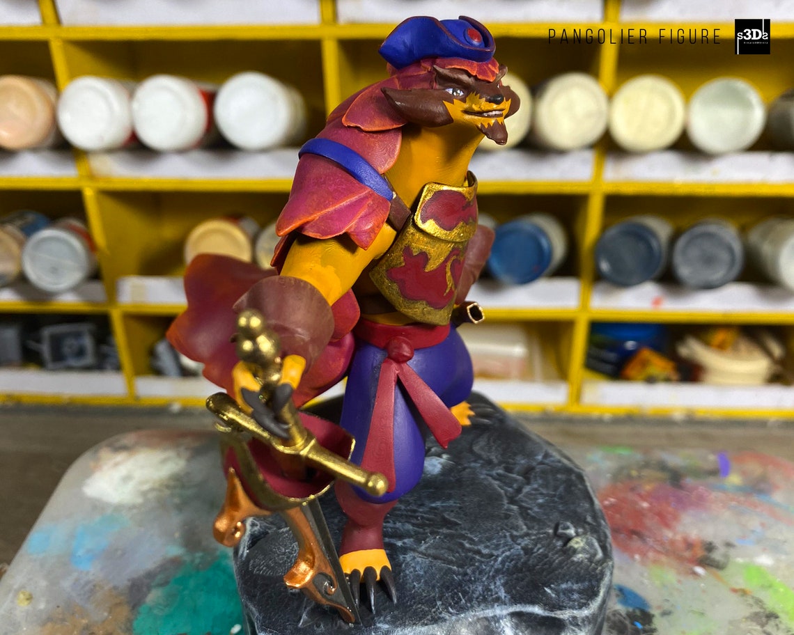 Pangolier Figure Dota 2 Pangolier Figure Gift for Gamer Game Figure - Etsy