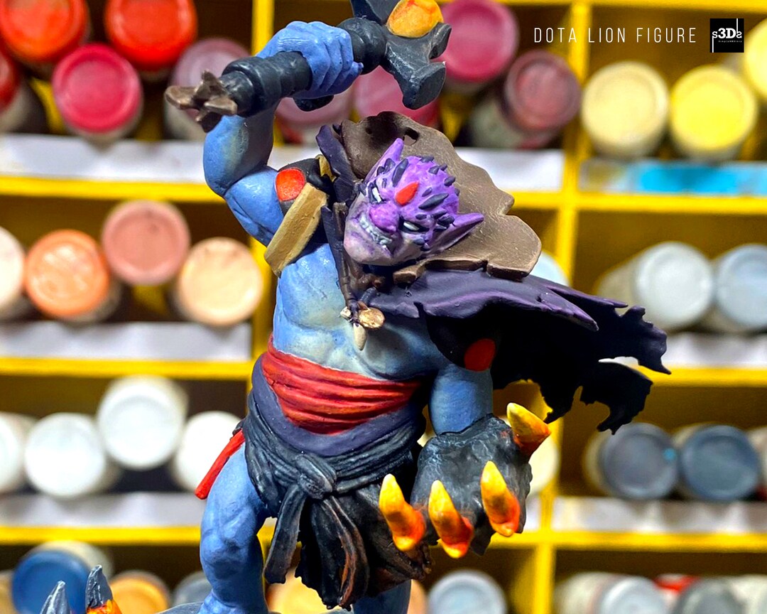Lion Figure | Dota 2 Lion Figure | Gift for Gamer | Game Figure - Etsy