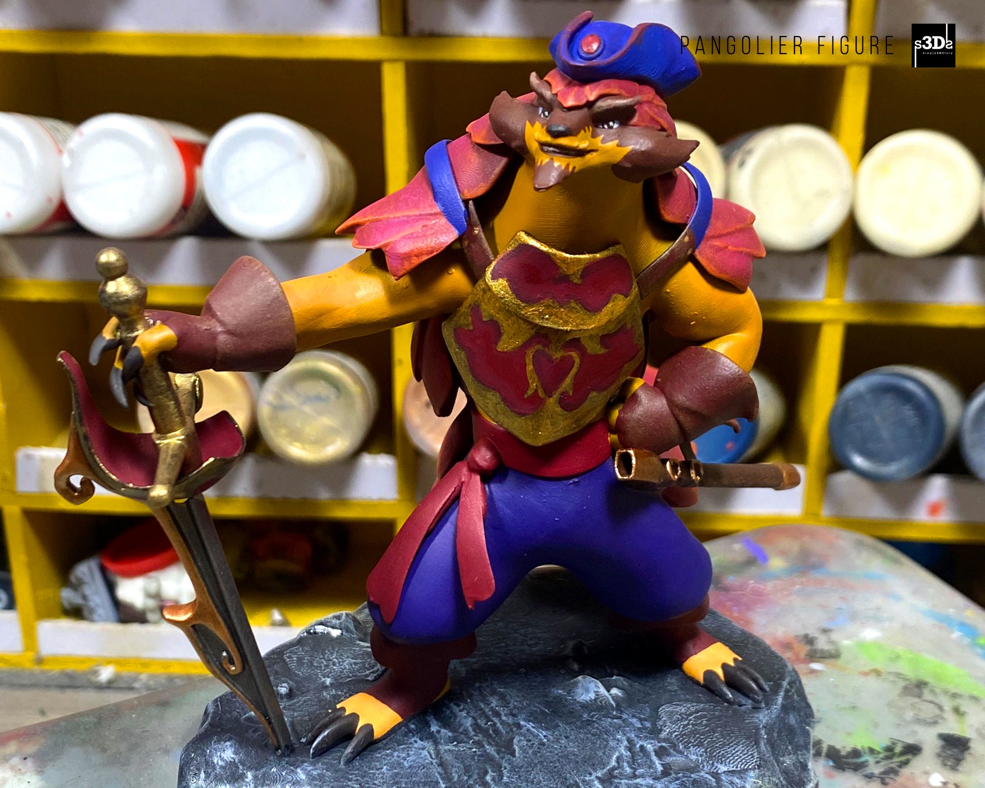 Pangolier Figure Dota 2 Pangolier Figure Gift for Gamer Game Figure - Etsy