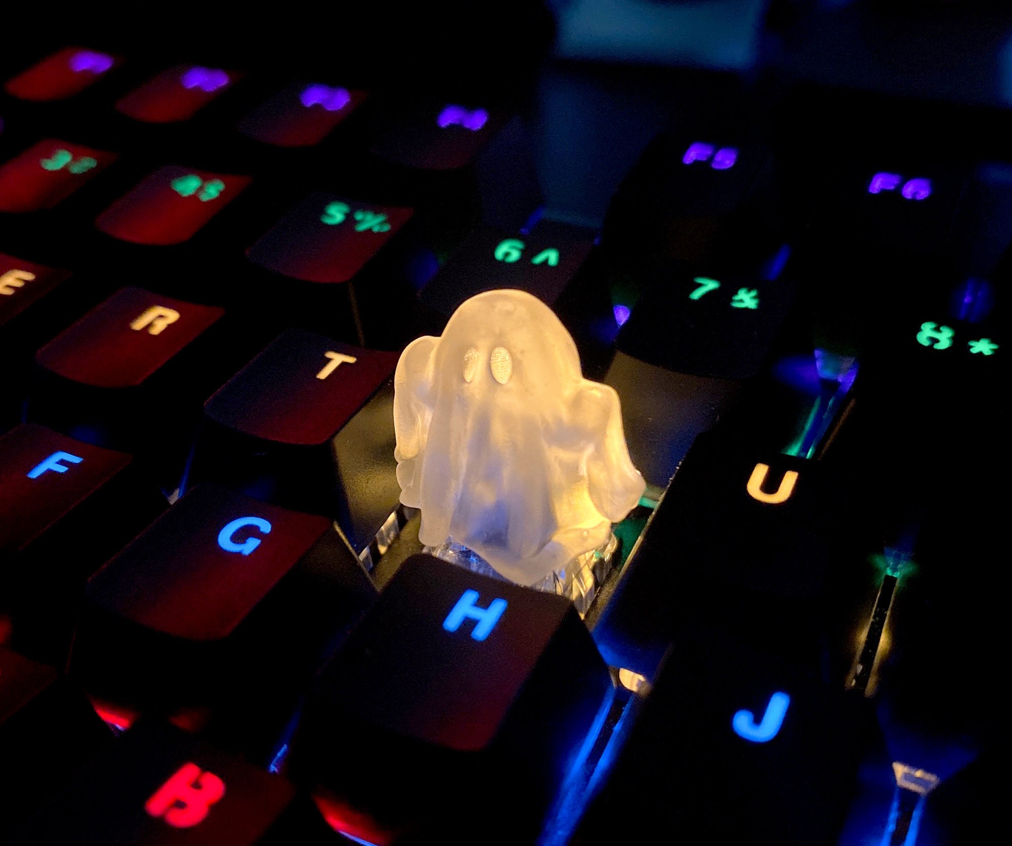 Spooky Boo Keycap Boo Season Halloween Holiday Clear - Etsy