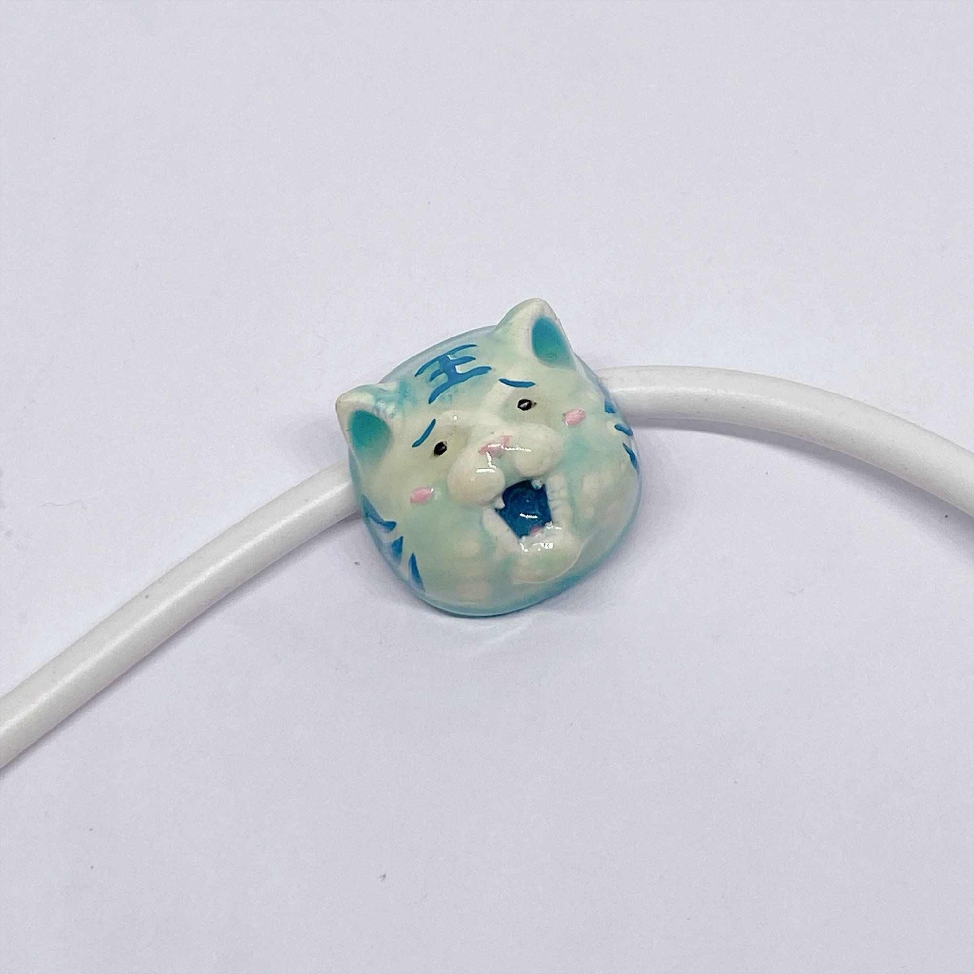 Tiger Head Cute Style Keycaps Artisan Keycap Key Cap for Mechanical ...