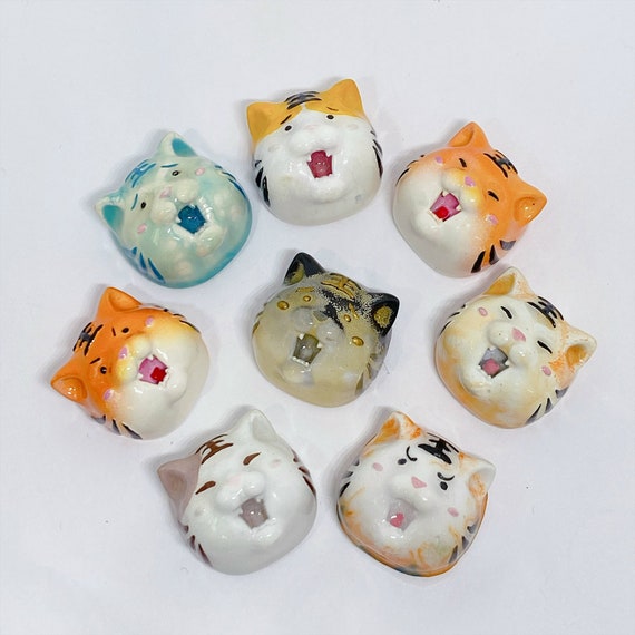 Tiger Head Cute Style Keycaps Artisan Keycap Key Cap for - Etsy