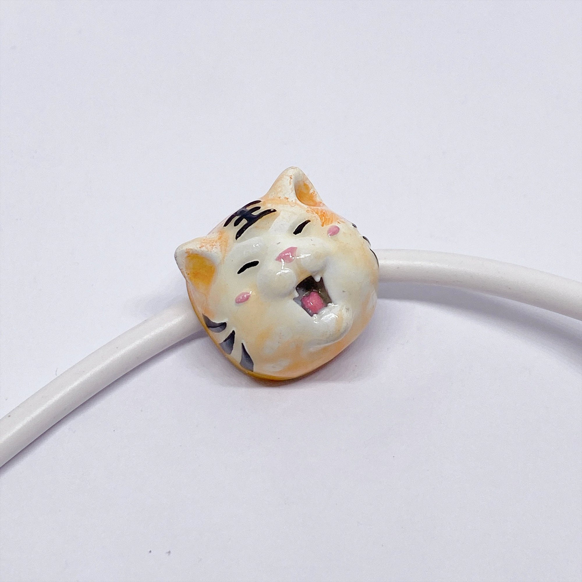 Tiger Head Cute Style Keycaps Artisan Keycap Key Cap for Mechanical ...