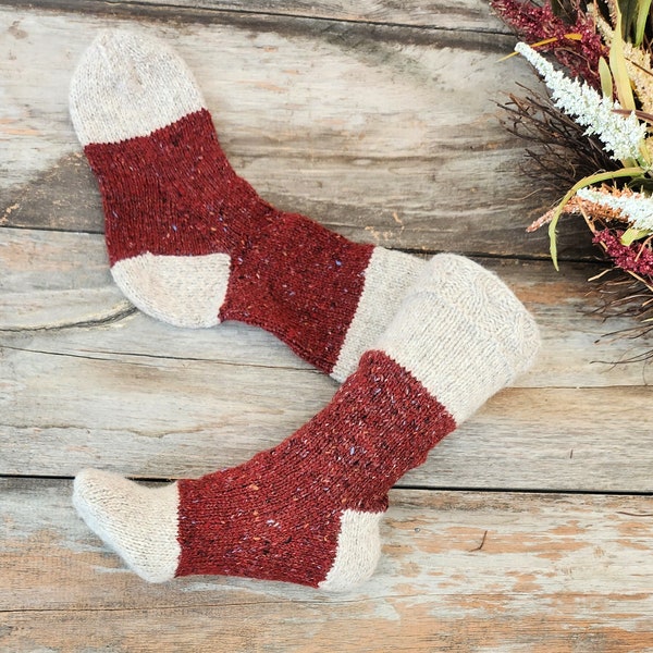 Red Boot Socks - Etsy