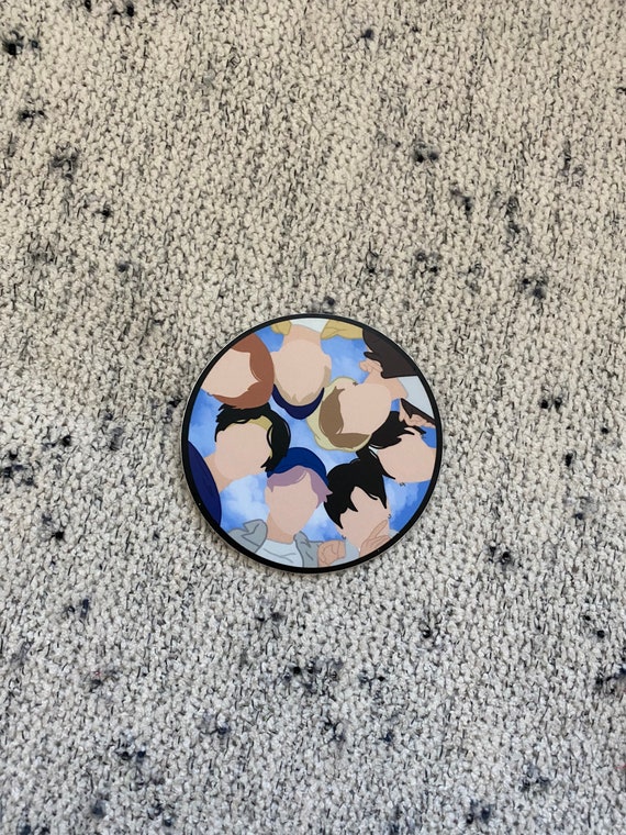 Drawing & Illustration BTS Group Circle Sticker Art & Collectibles etna ...