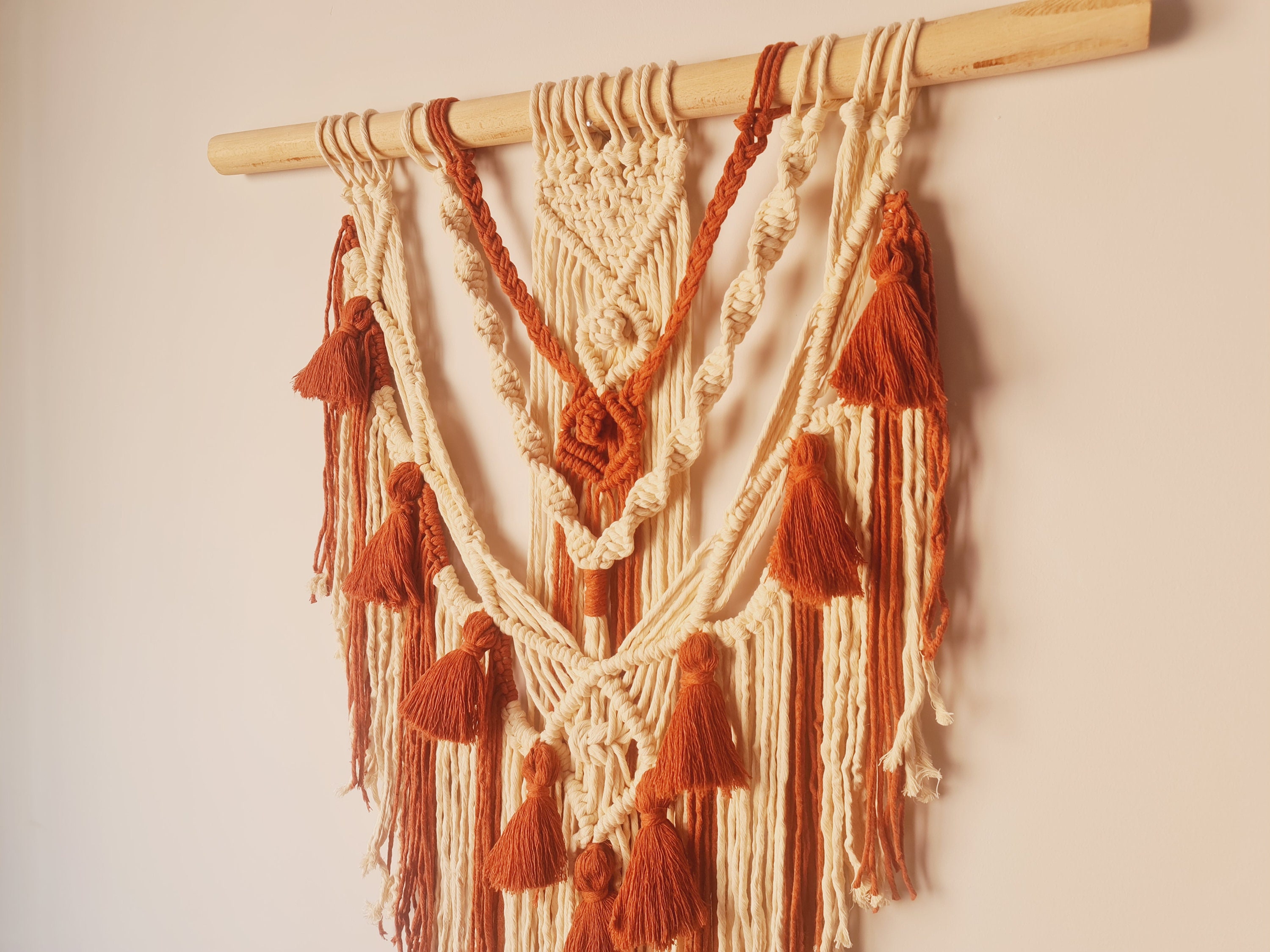 Boho Wall Decor,hand Made Wall Art, Bohemian Home, Natural Materials ...