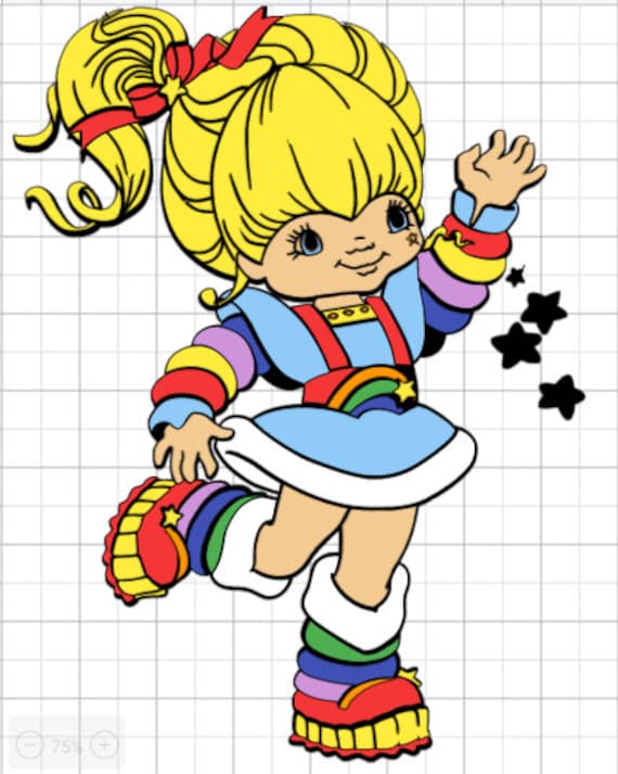 Rainbow Brite SVG/PNG Bundle | Etsy