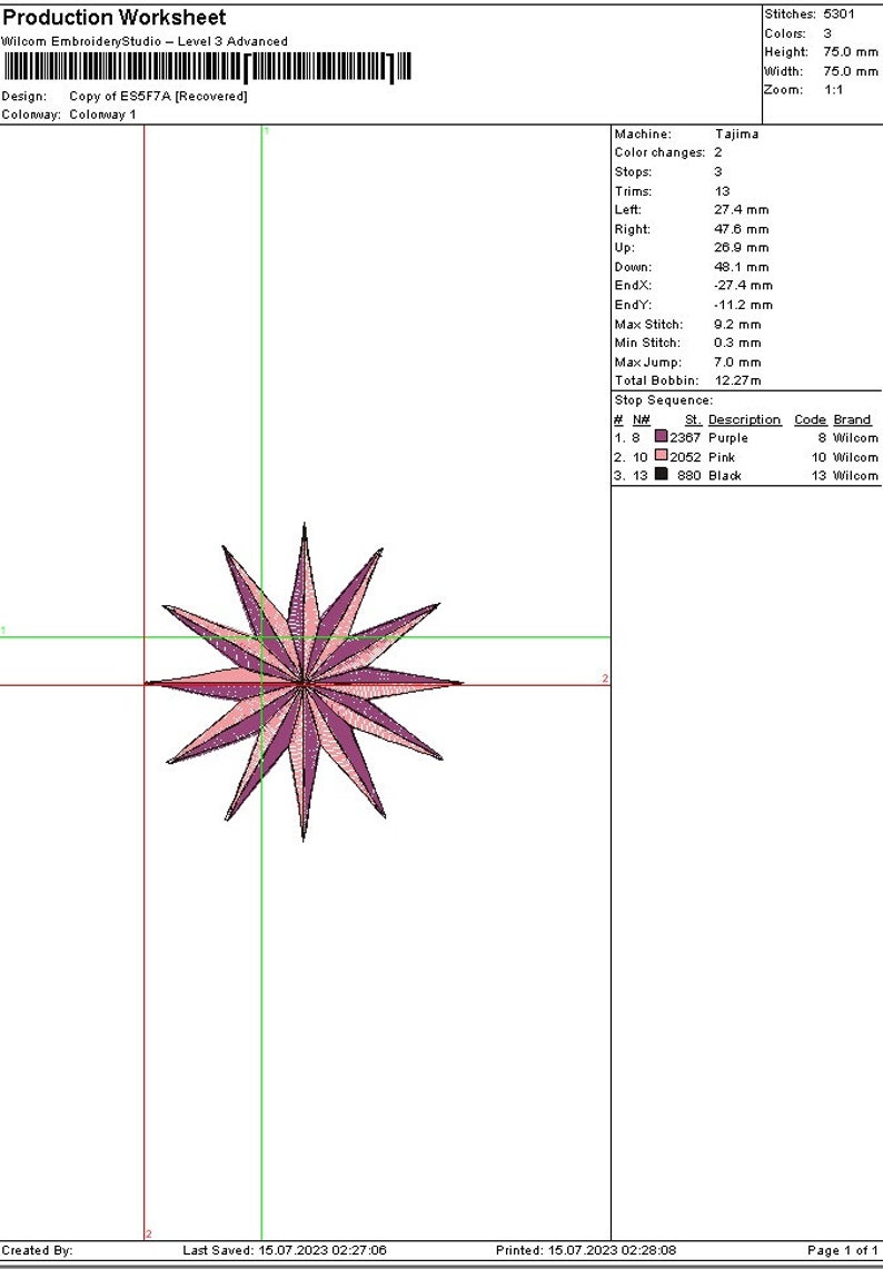 Star Embroidery Designs Star Embroidery, Machine Embroidery Pattern ...