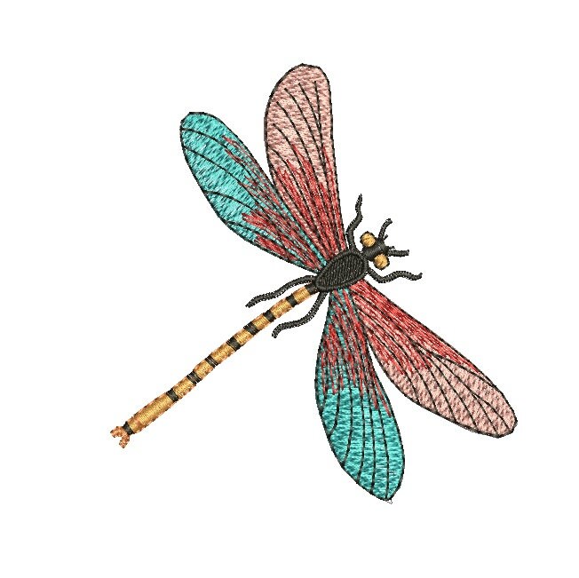 Dragonfly Machine Embroidery Dragonfly Animal Design Design Instant ...