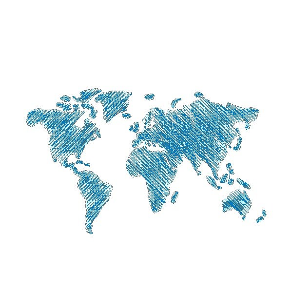 Map Embroidery Designs world Map Embroidery Machine Embroidery Pattern ...