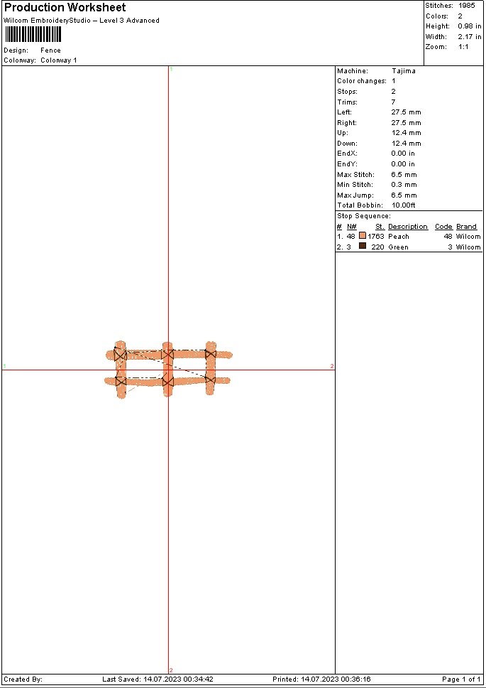 Fence With Rope Embroidery Designs Fence Embroidery Machine Embroidery ...