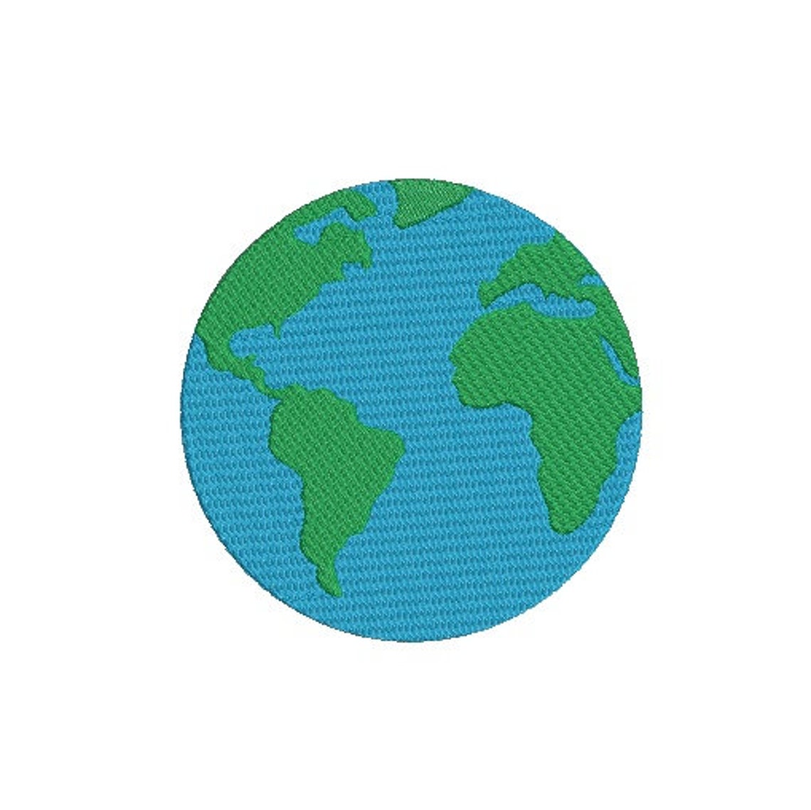 Earth Embroidery Design Earth Silhouette Embroidery Earth Design 8 ...