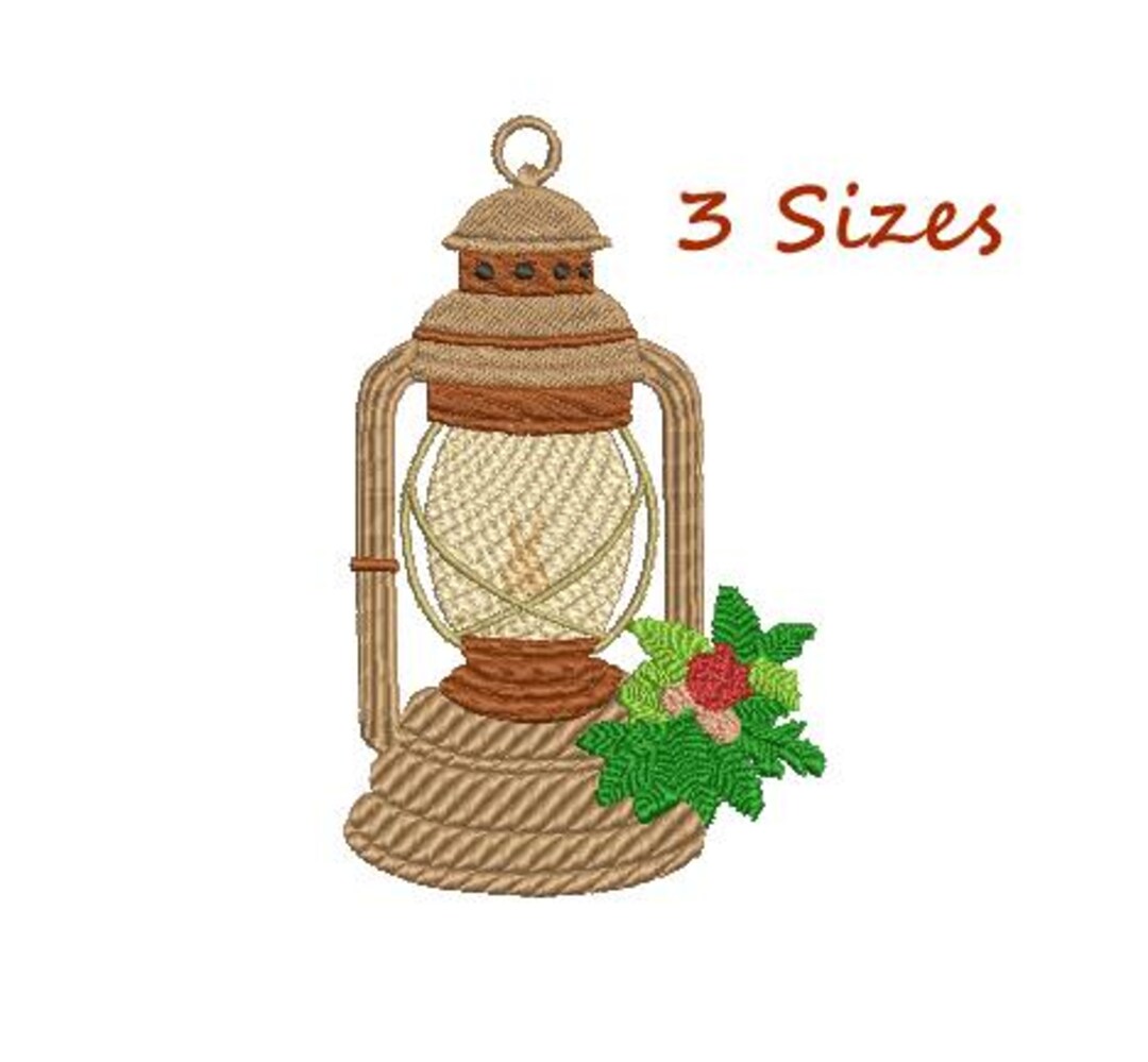 Lantern Embroidery Design - Lantern Embroidery Pattern - Lantern ...