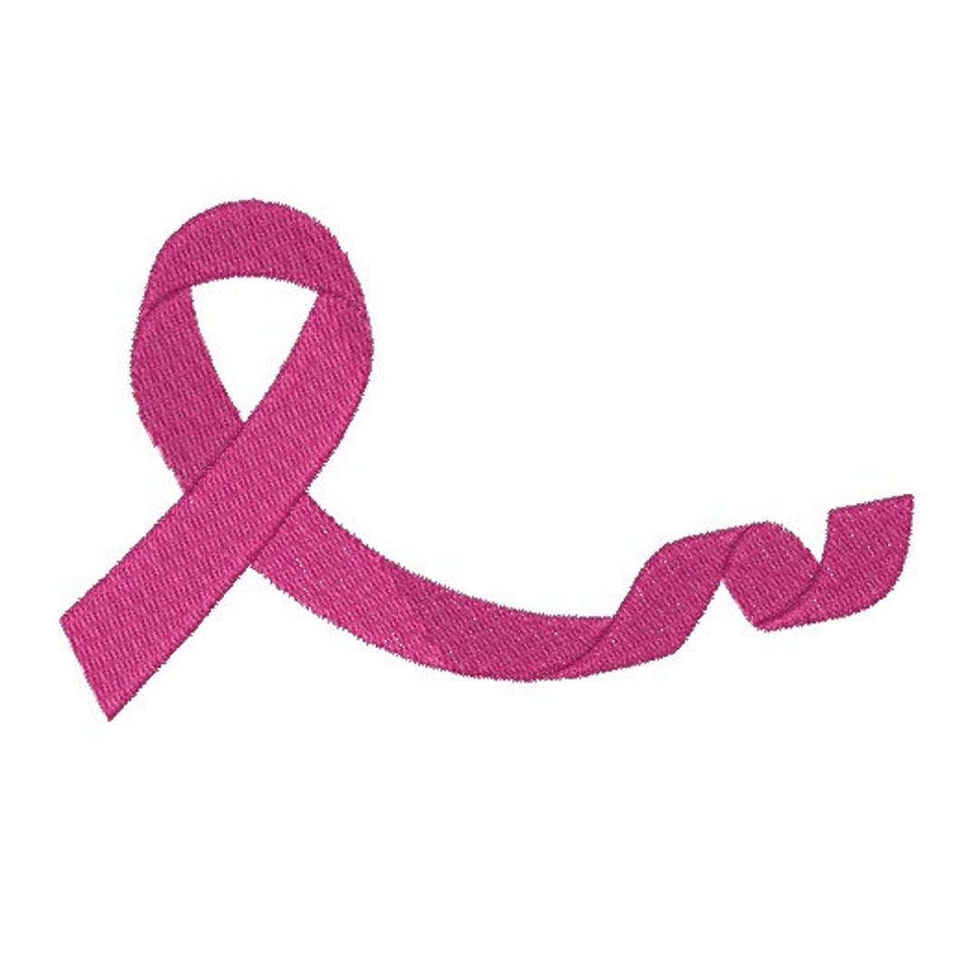 Breast Cancer Ribbon Embroidery Design - Cancer Awareness Embroidery ...