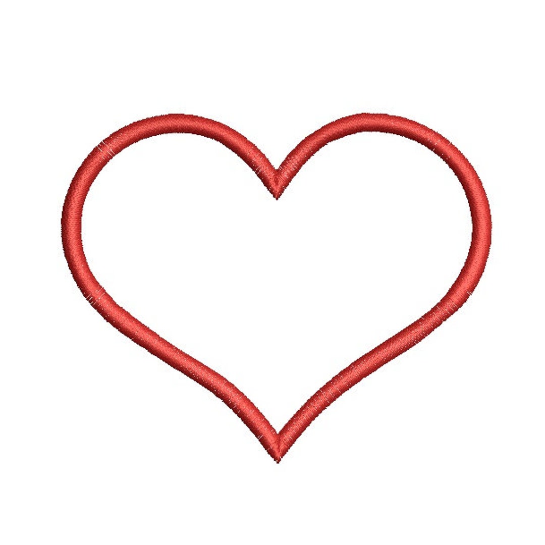 Heart Wreath Embroidery Designs Love Machine Embroidery Pattern Red ...