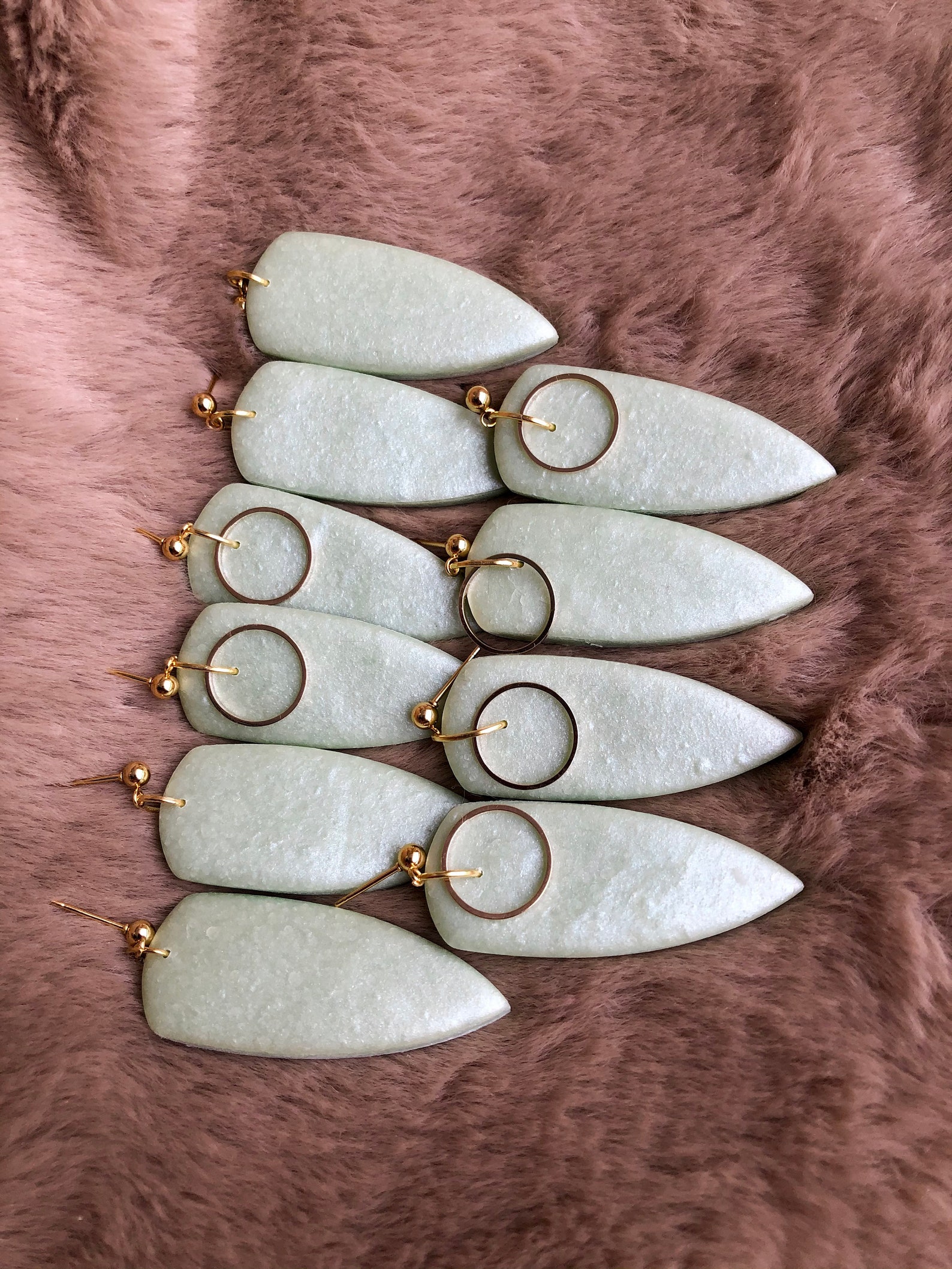 Pale Green Pearl Daggers - Etsy