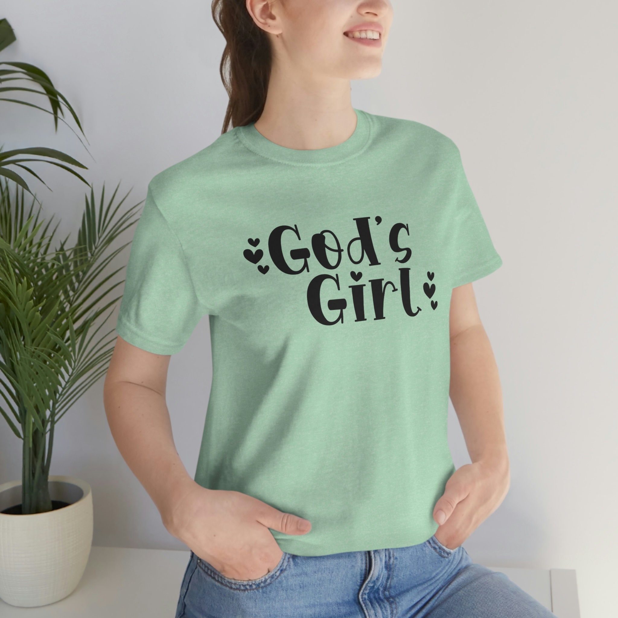 God's Girl Shirt, Woman's Tee, Christian Shirt, Bible Phrase Shirt ...