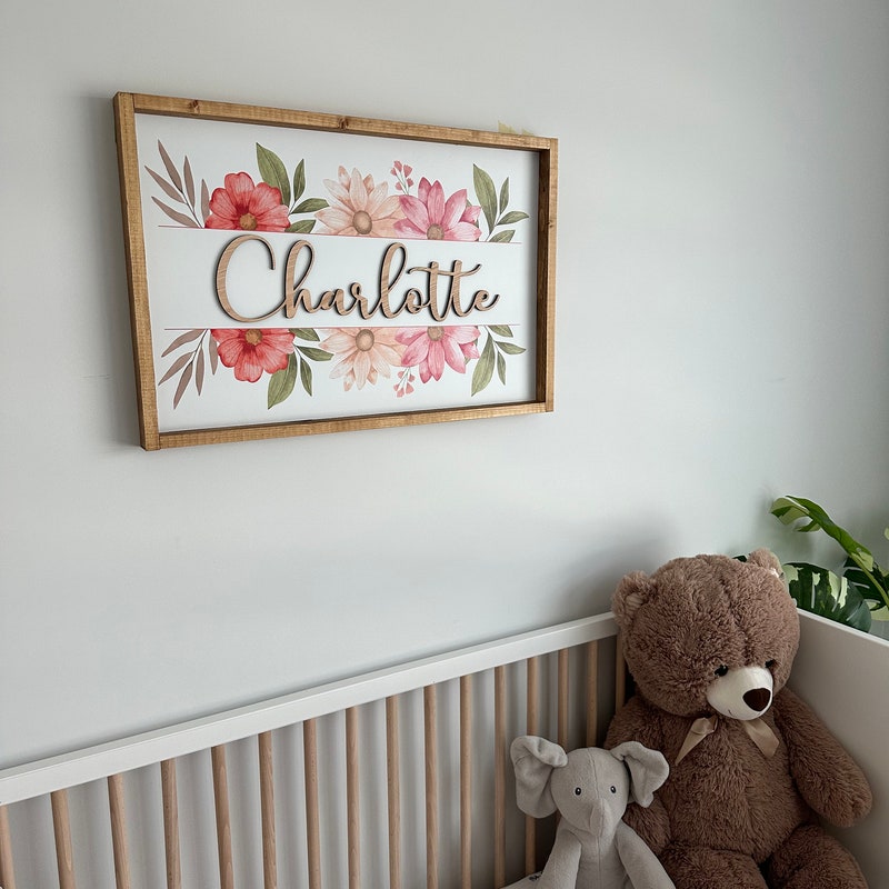 Girl Name Sign - Etsy
