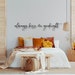 Always Kiss Me Goodnight Bedroom Sign Farmhouse Sign Over - Etsy