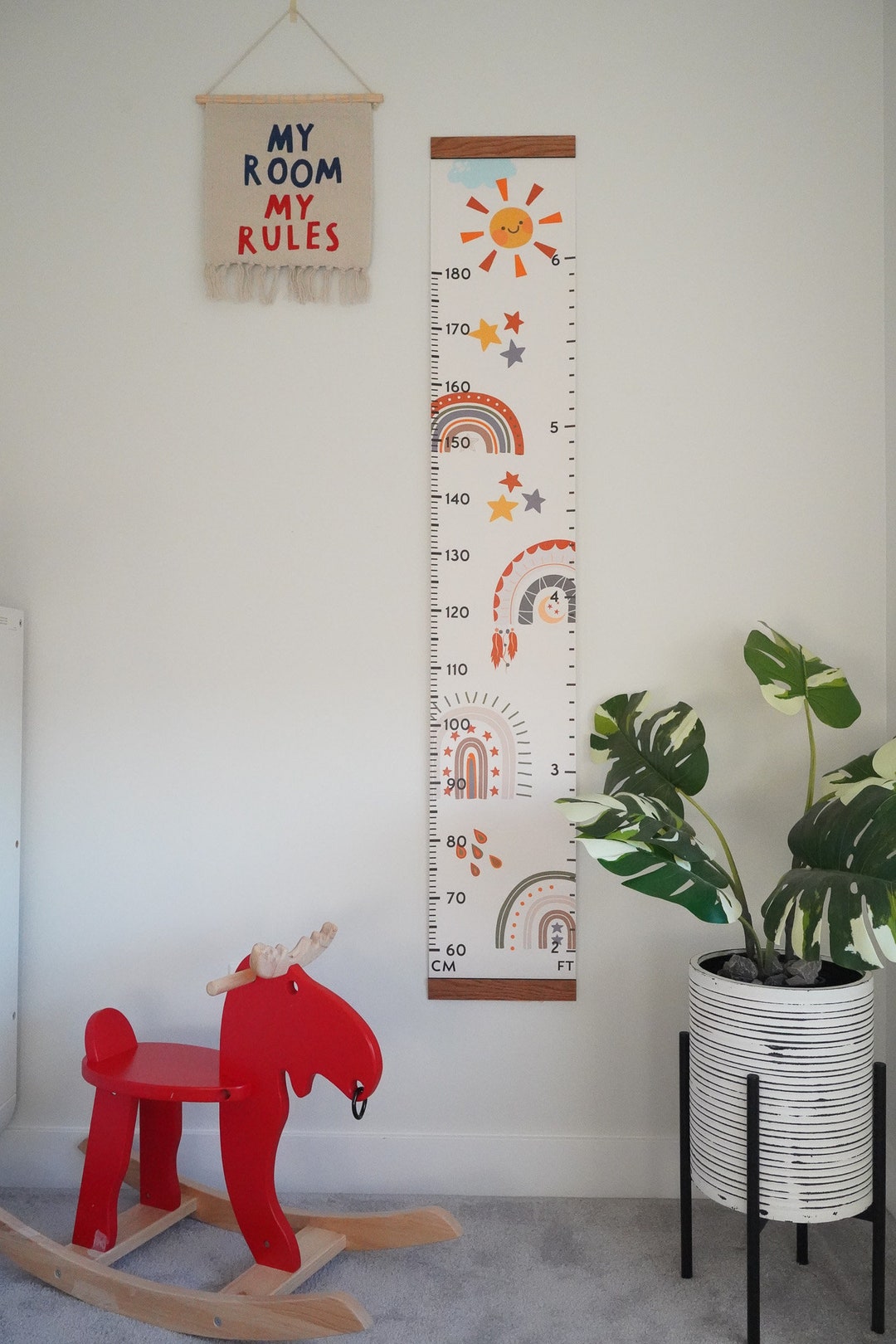 Growth Chart for Kids,personalized Growth Chart, Family Growth Chart ...