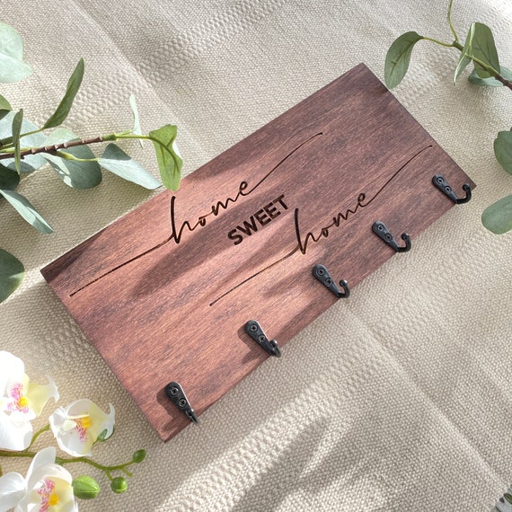 Home Sweet Home Key Hanger/ Key Organizer/ Keys Hook/ Keys - Etsy