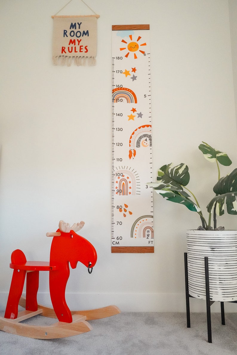 Growth Chart for Kids,personalized Growth Chart, Family Growth Chart ...