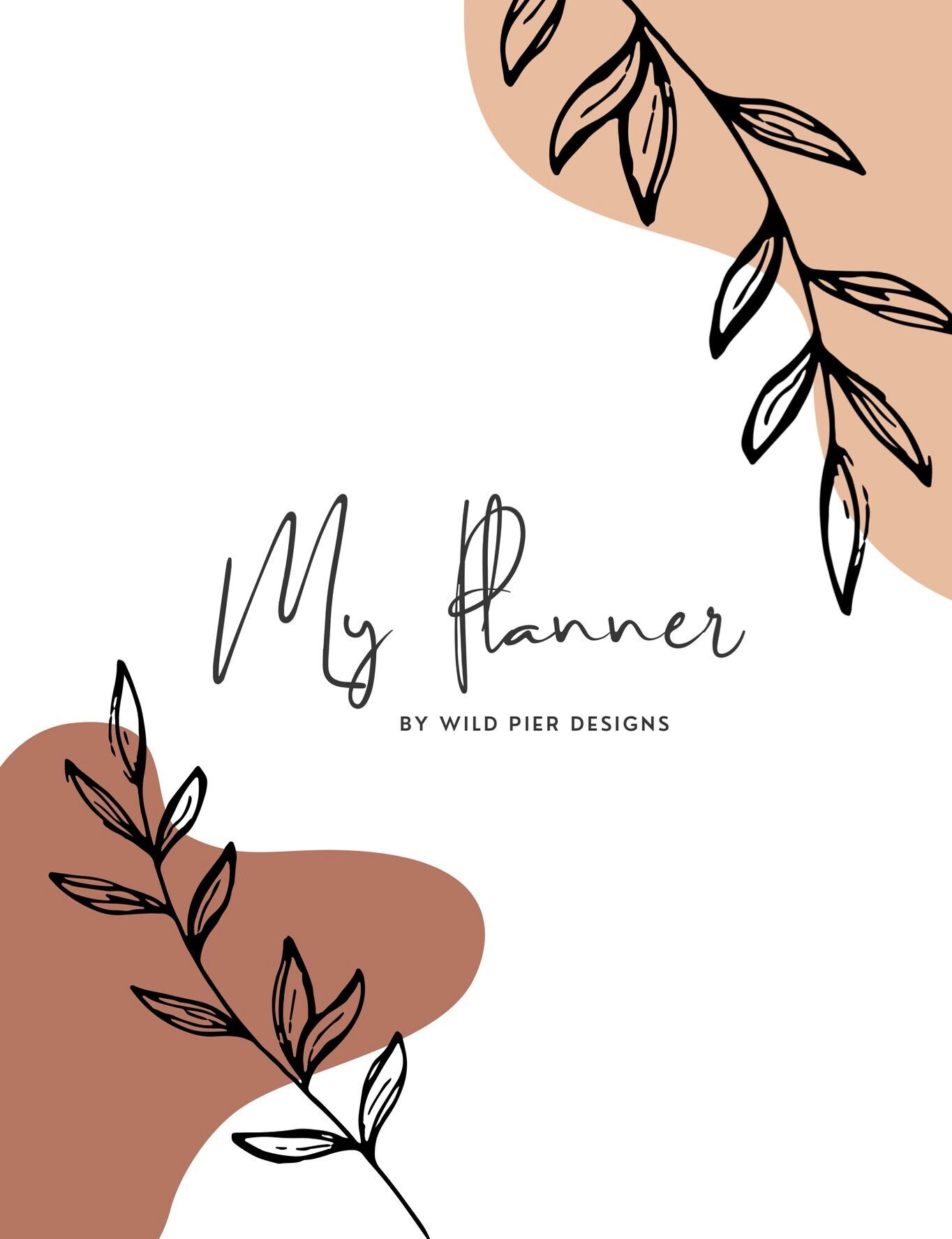 Wild Pier Designs Neutral Printable Planner - Etsy