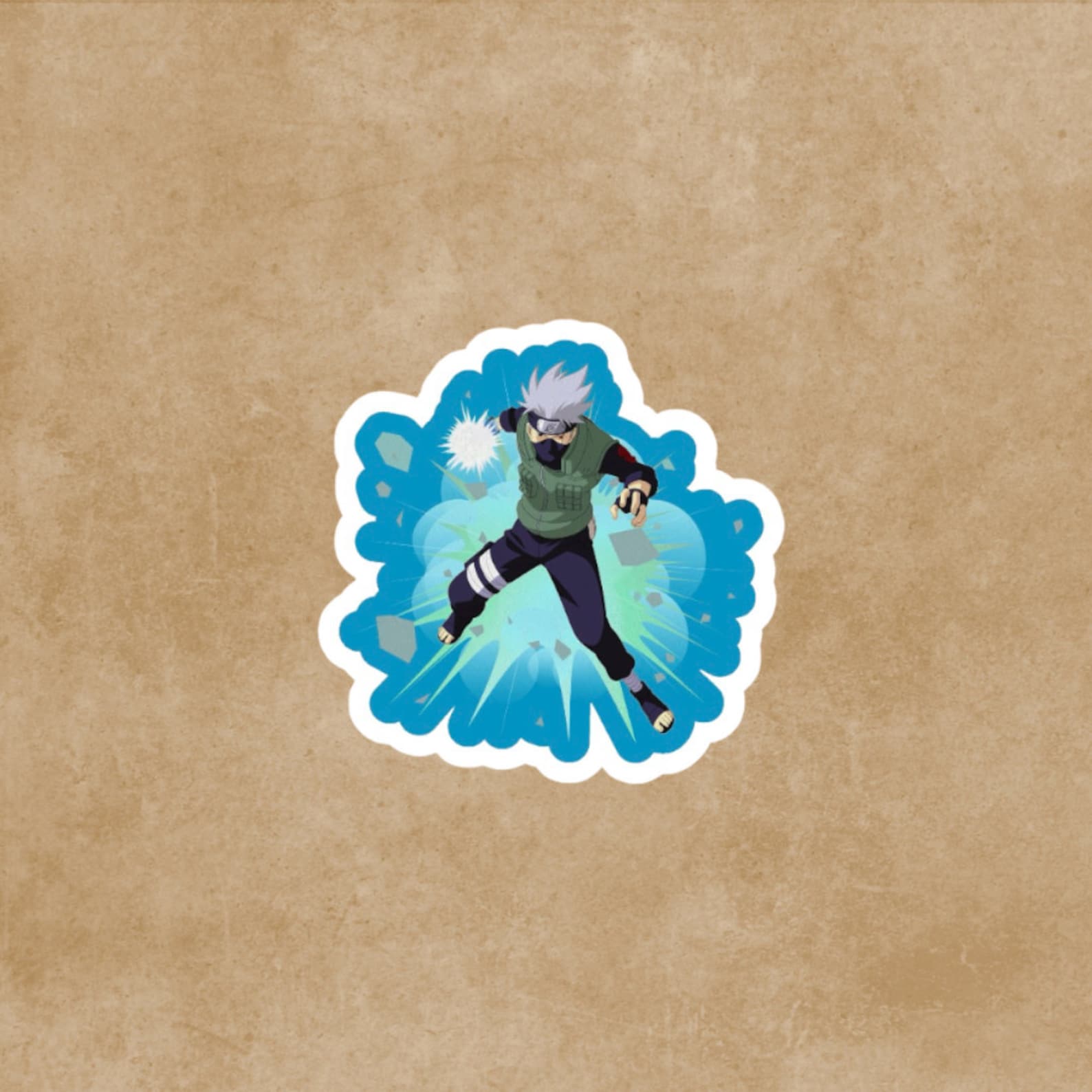 Sasuke & Kakashi Stickers Water Resistant Naruto Anime Perfect for ...