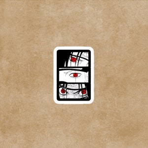 Sasuke & Kakashi Stickers Water Resistant Naruto Anime Perfect for ...