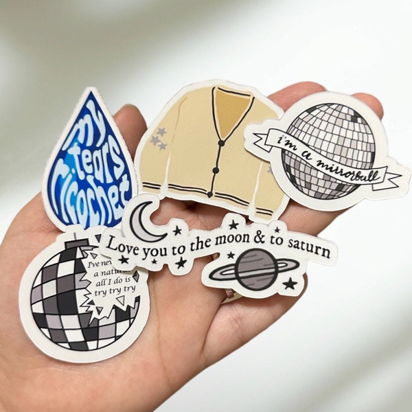 Lyrics Sticker - Etsy