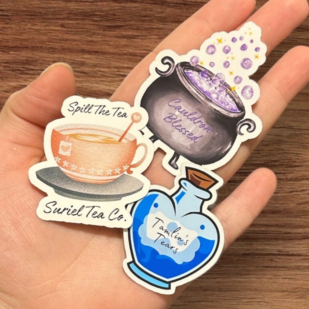 ACOTAR Stickers Waterproof Fantasy Books Perfect for Gifts, Planners ...