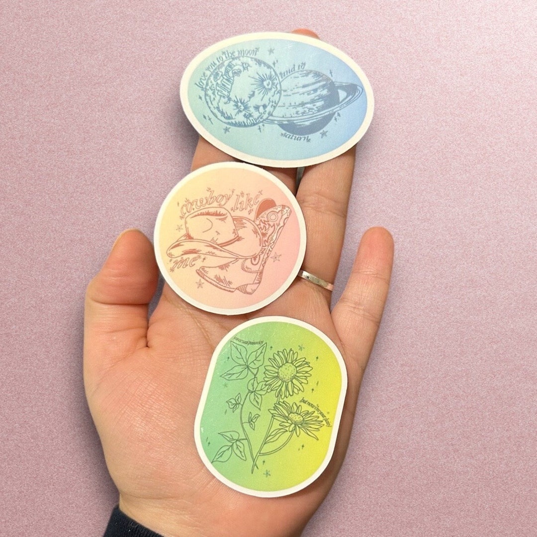 Taylor Swift Lyric Stickers Waterproof Perfect for Journals, Planners ...