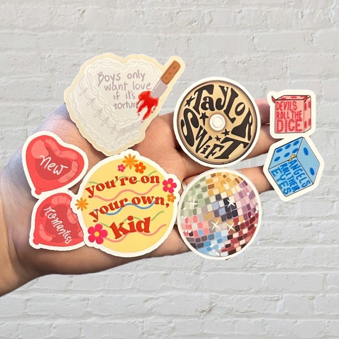 Taylor Swift Lyric Inspired Stickers Waterproof Perfect for Planners ...