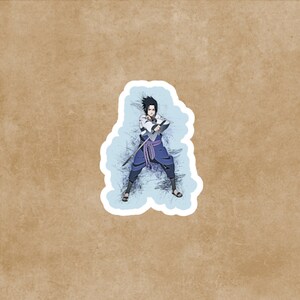 Sasuke & Kakashi Stickers Water Resistant Naruto Anime Perfect for ...