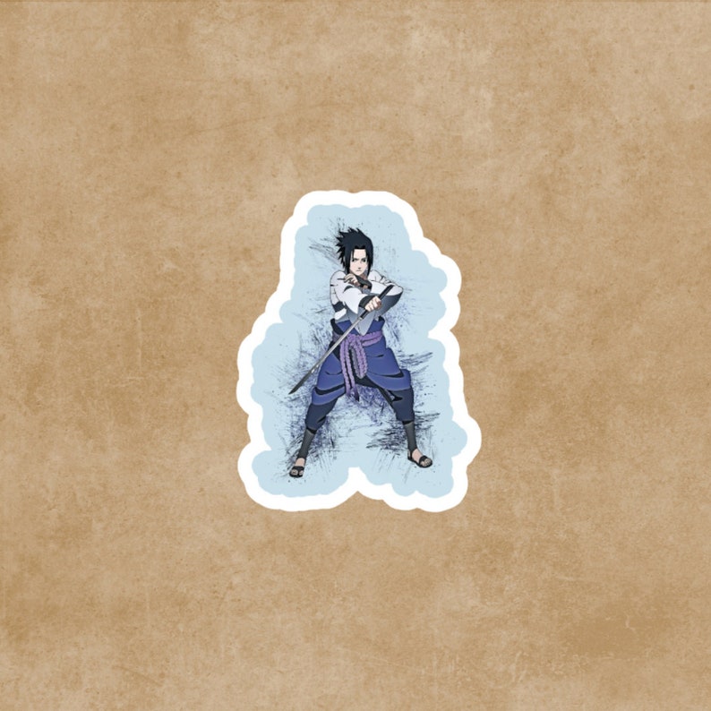 Sasuke & Kakashi Stickers Water Resistant Naruto Anime Perfect for ...