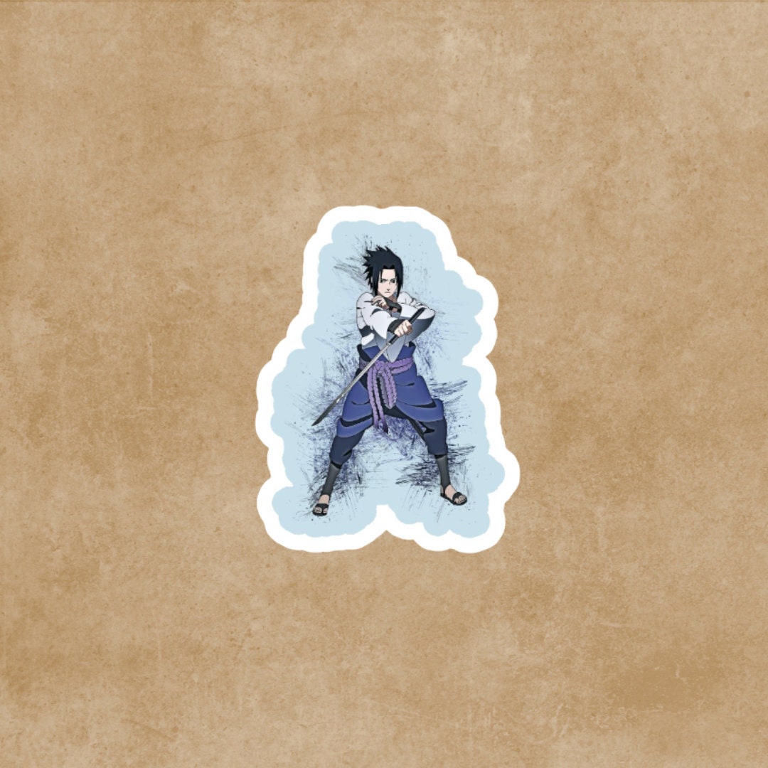 Sasuke & Kakashi Stickers Water Resistant Naruto Anime Perfect for ...