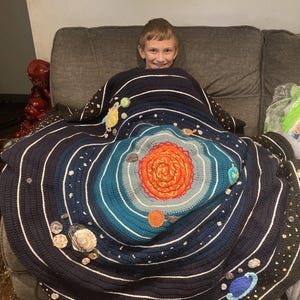 Into Orbit (solar System) Blanket Pattern - Etsy