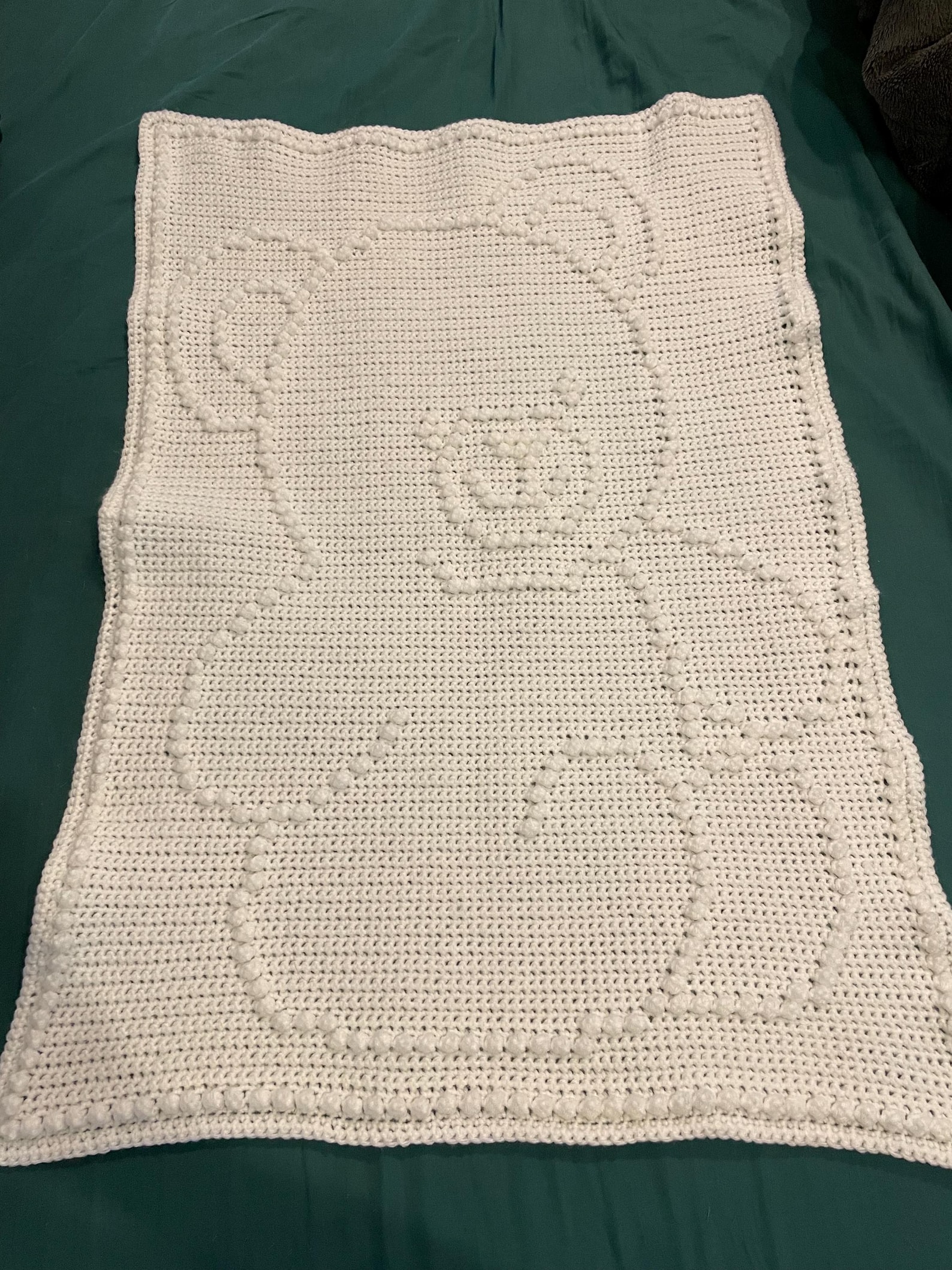 Teddy Bear Baby Receiving Blanket Pattern - Etsy