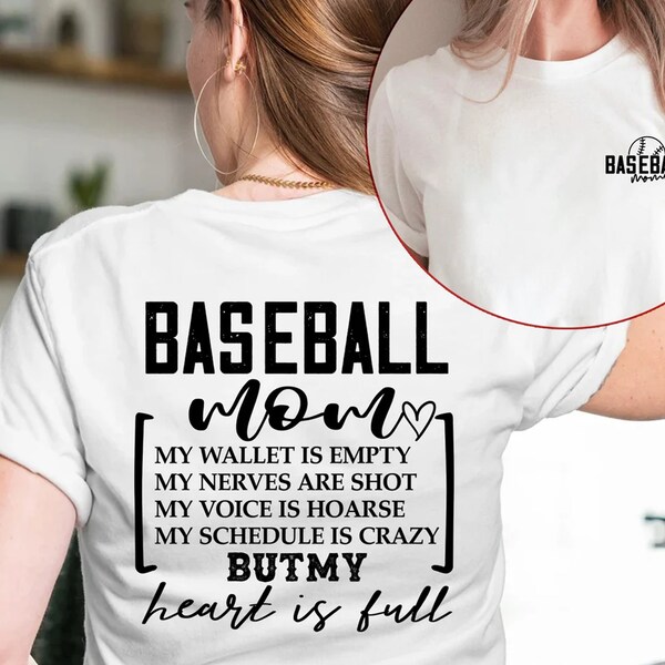 Baseball Mom Shirt - Etsy