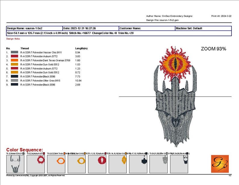 Middle Earth 11 Sauron 1 Design - Etsy