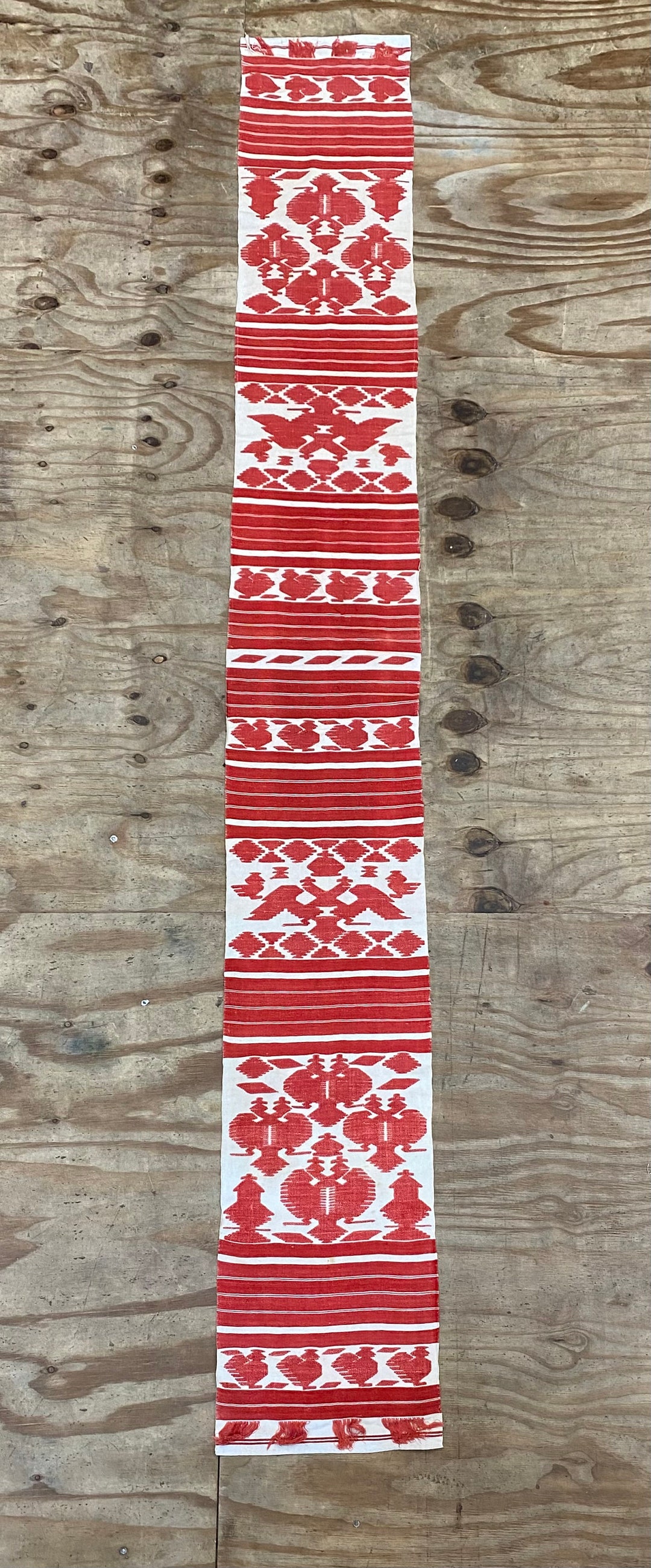 Vintage Polish Brocade Long Runner Textile - Etsy