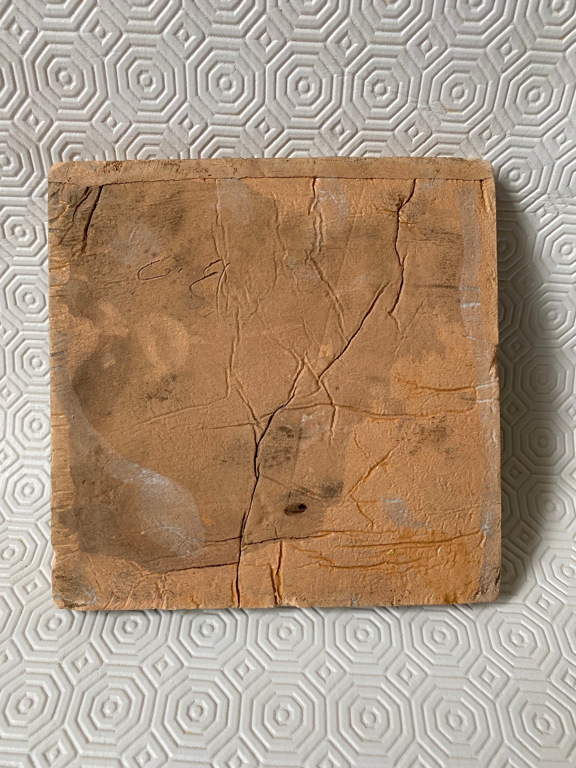 Vintage per Sian Pictorial Pottery Tile - Etsy