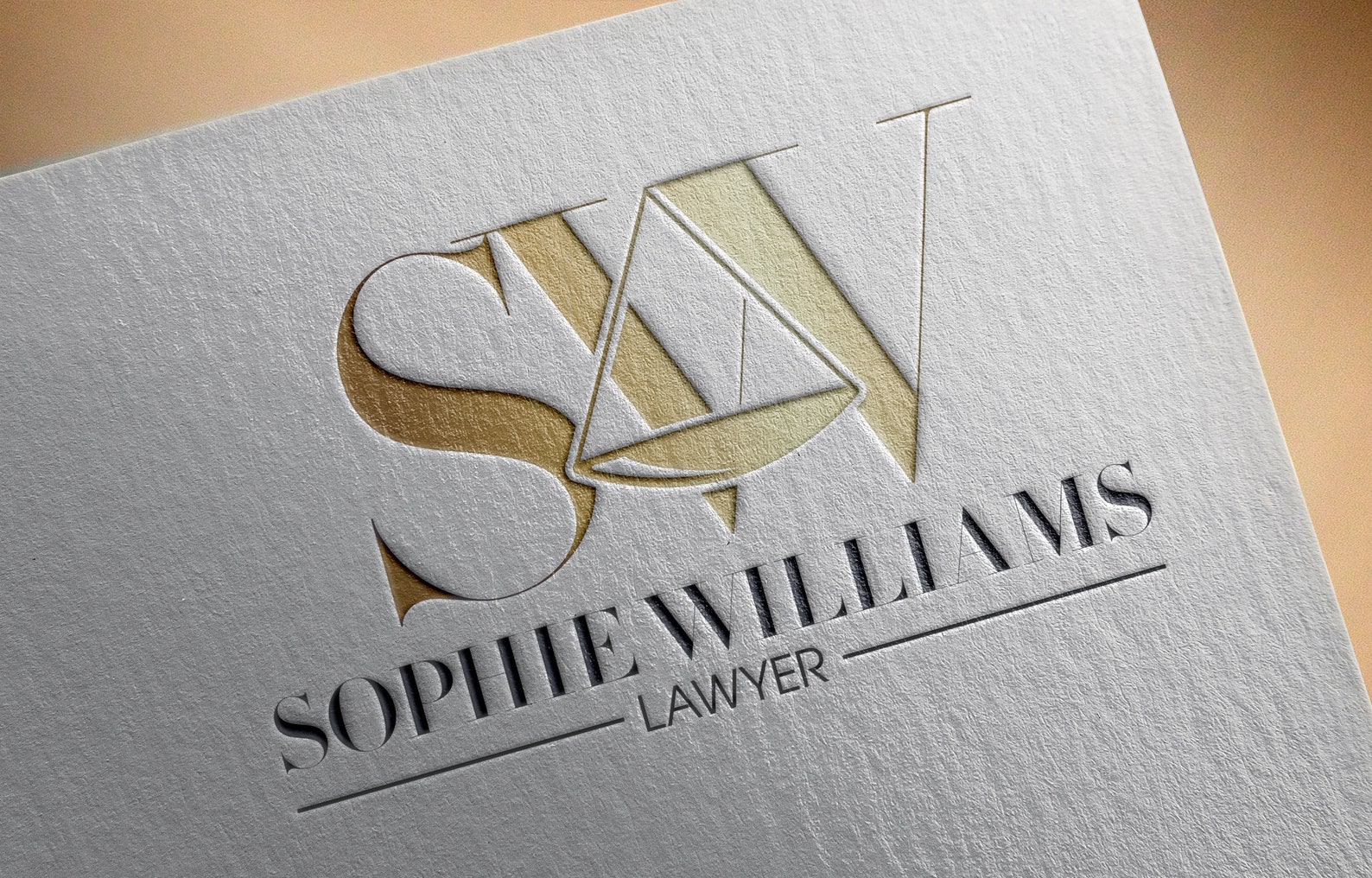 Gold Law Firm Logo Lawyer Logo Attorney Logo Design Letters | Etsy