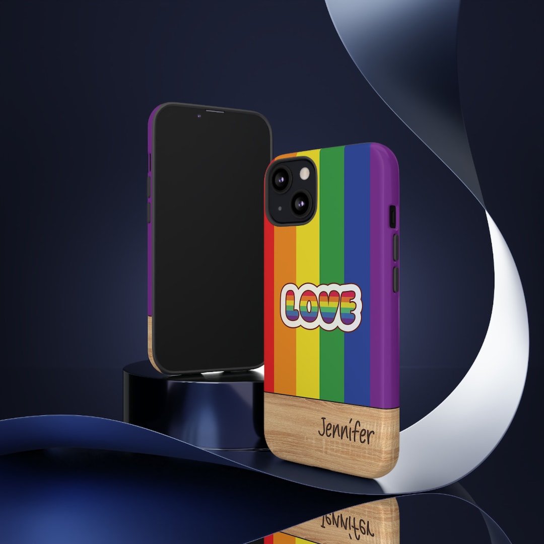 Rainbow Pride Cell Phone Custom Lgbt Gifts iPhone Case Lgbt - Etsy