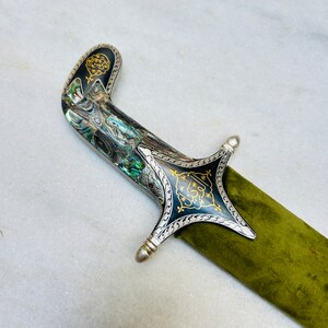 Indian Assorted Shamshir Sword/talwar With Silver Gold Damascening ...