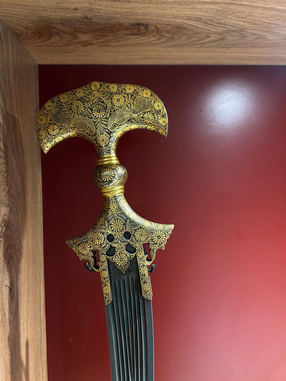Vintage Mughal Period Dagger Chilanum Khanjar With Gold Koftgari or ...