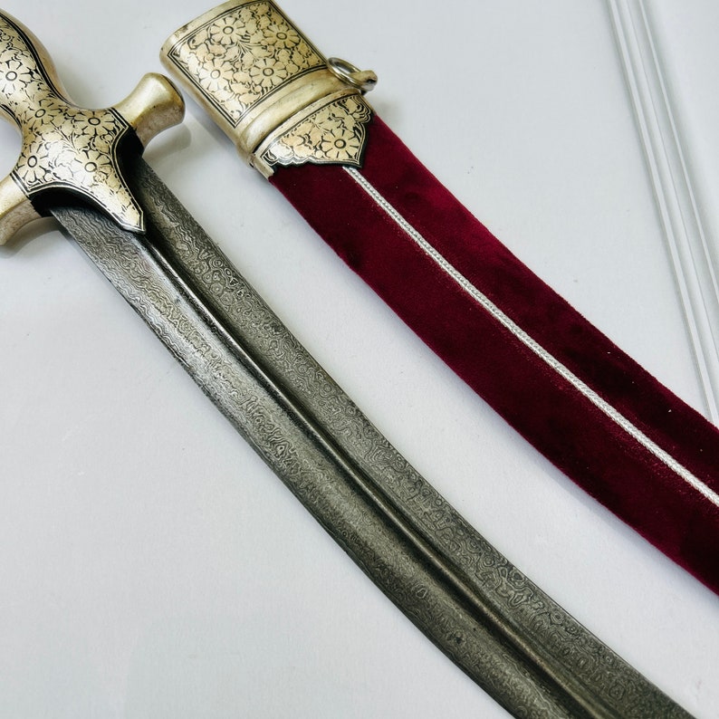 Indian Assorted Indo Persian Sikh Shamshir Sword in Medium Size With ...