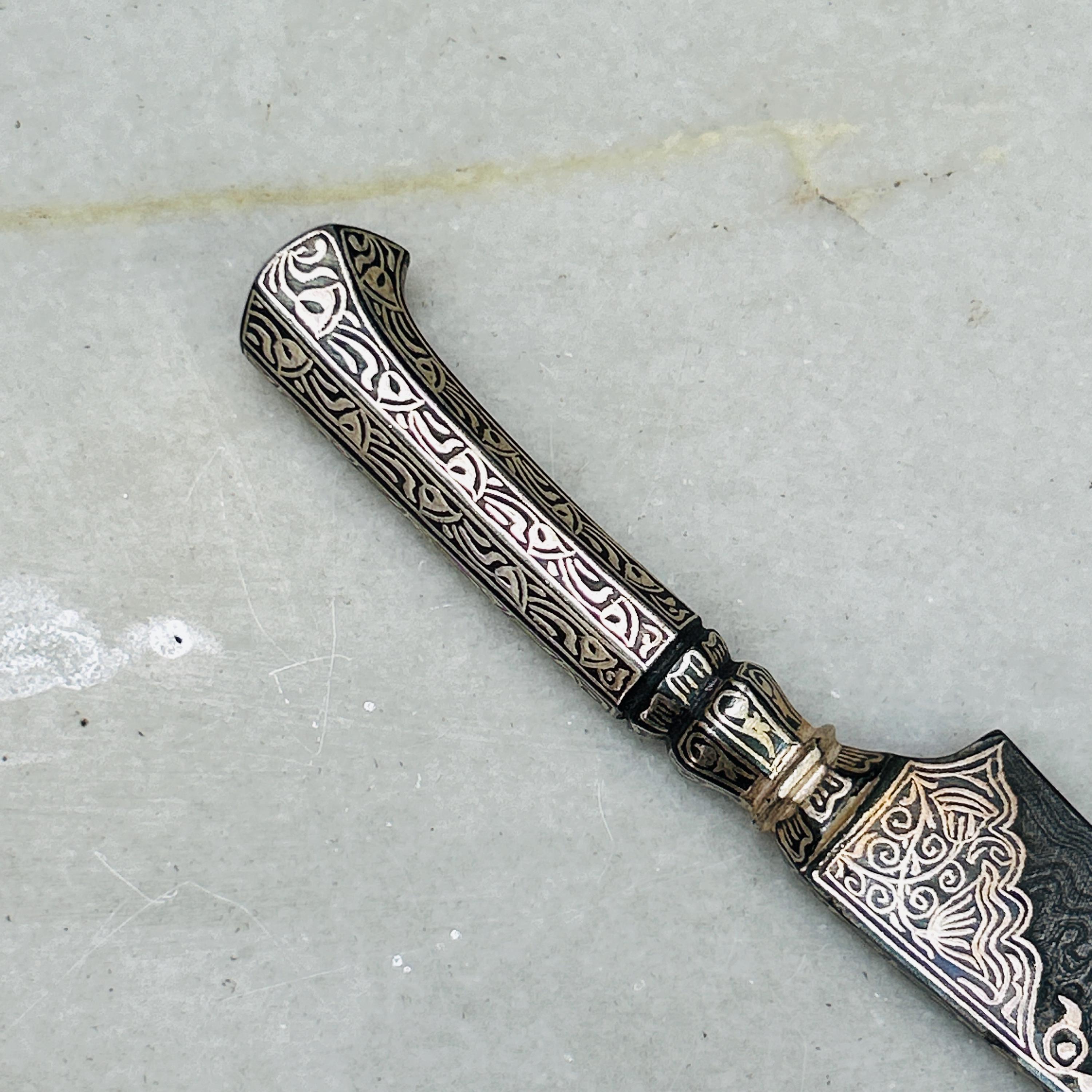 Vintage Original Mughal Indo Persian Dagger/peshkabz/kard Knife With an ...