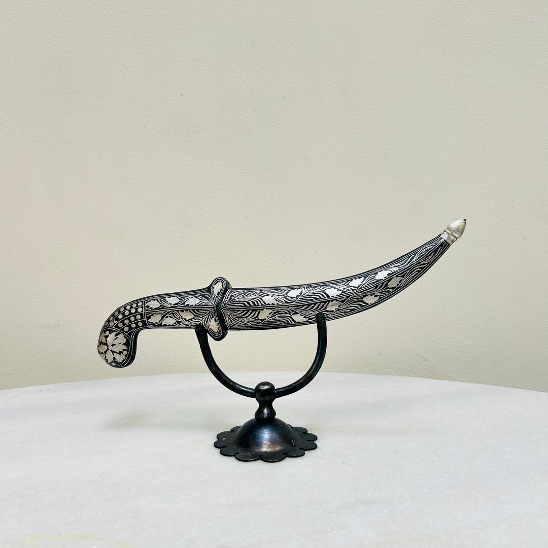 Indian Assorted Indo Persian Dagger With Silver Damascening/koftgari ...